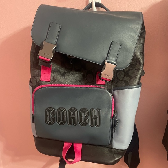Bags | Coach Monogram Backpack | Poshmark